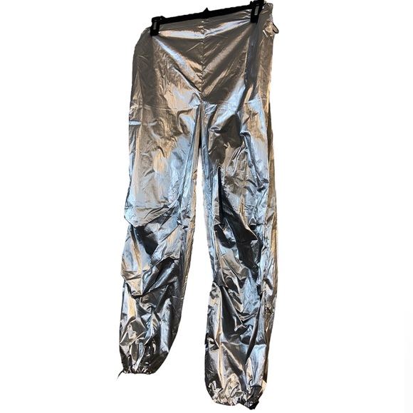 Vinyl Icons | Pants & Jumpsuits | Y2k Reflective Shiny Pants | Poshmark